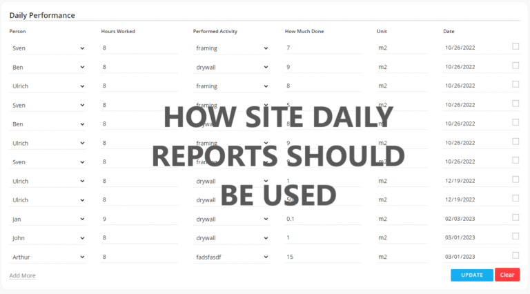 Importance of Daily Reports in Construction - PlanUpPro