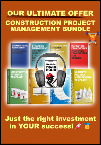 Construction project management bundle - PlanUpPro